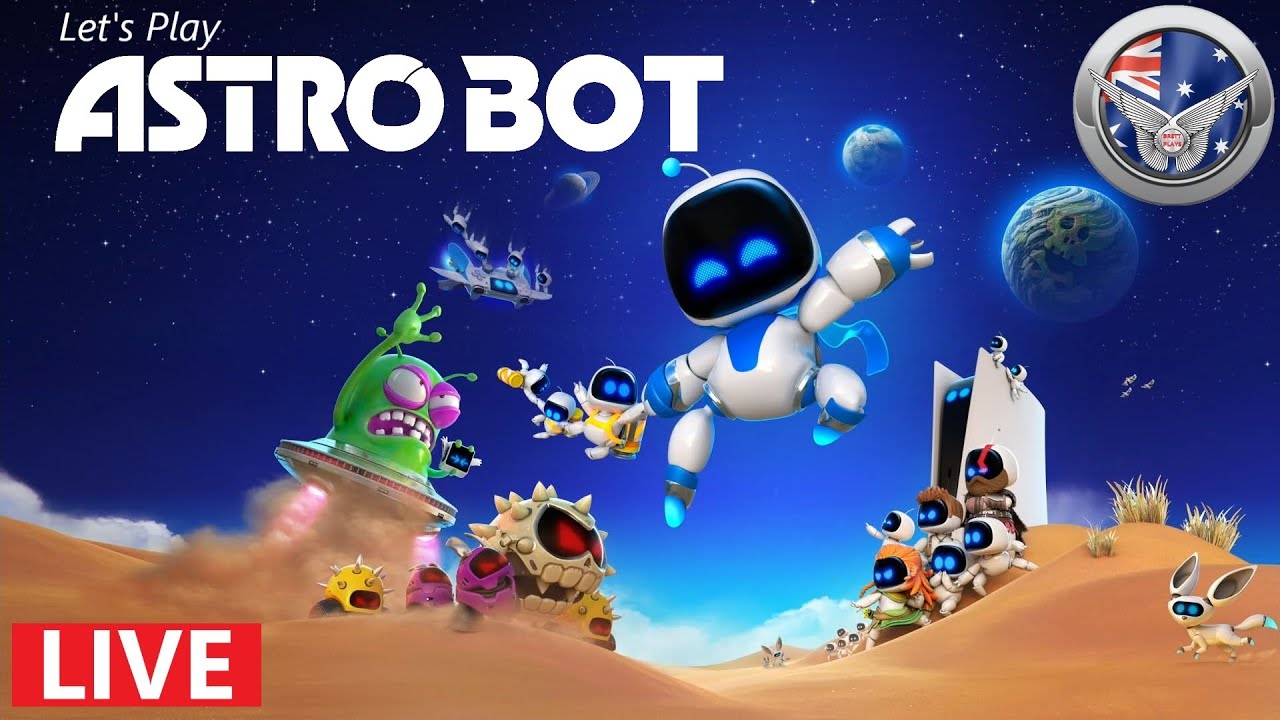 Let's Play Astro Bot - First Look at this New Game - Live Stream - YouTube