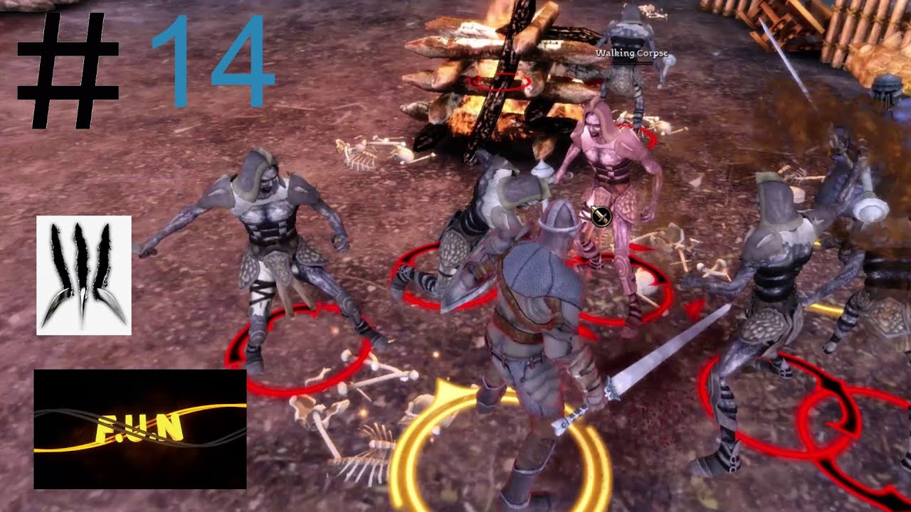 Dragon Age Origins 14 Defending the village of Redcliffe - YouTube