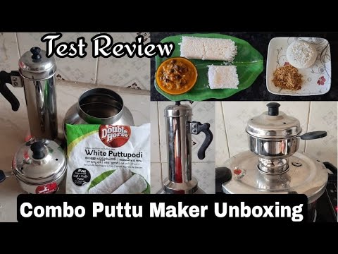 Combo Puttu Maker Set Unboxing & Review Tamil|Double Horse White ...