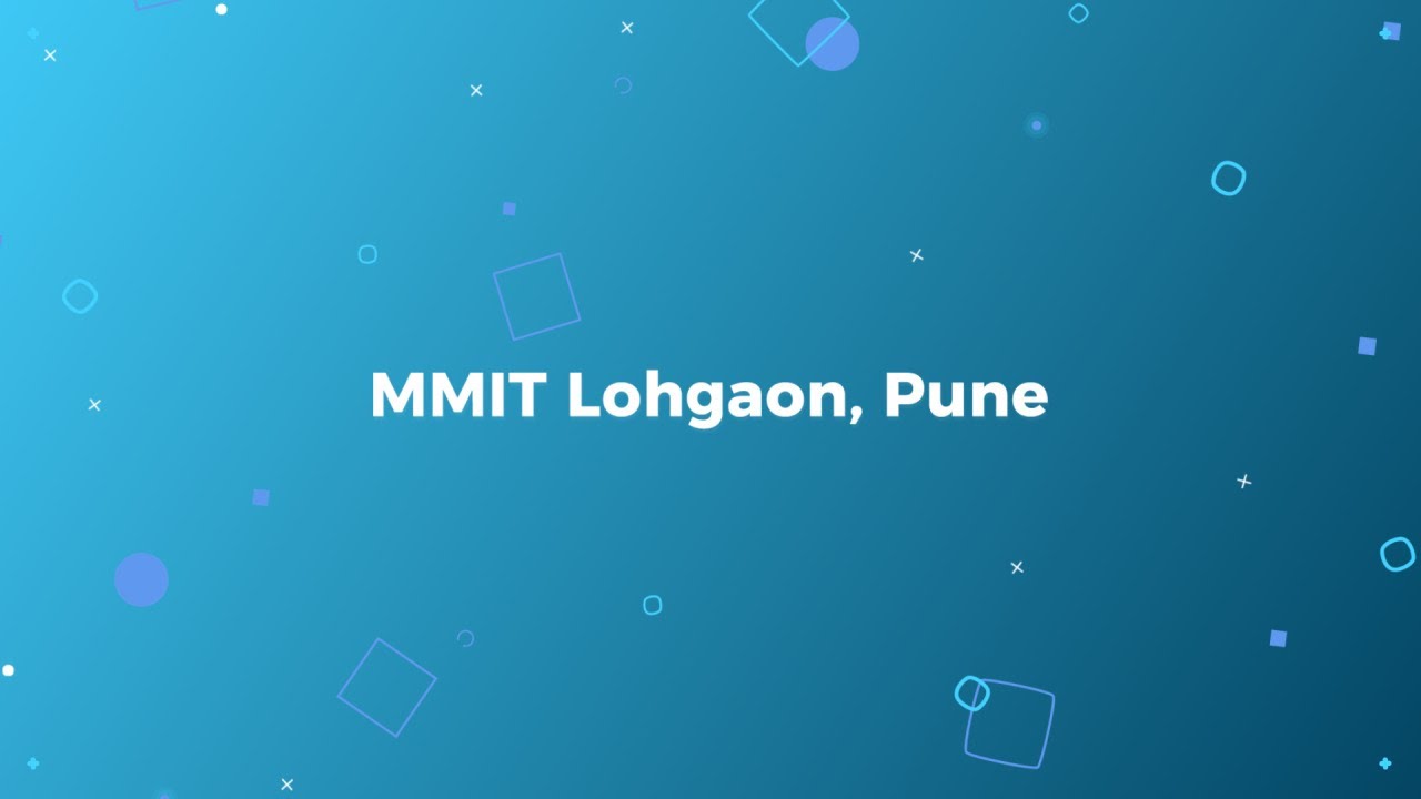 MMIT Lohgaon, Pune - YouTube