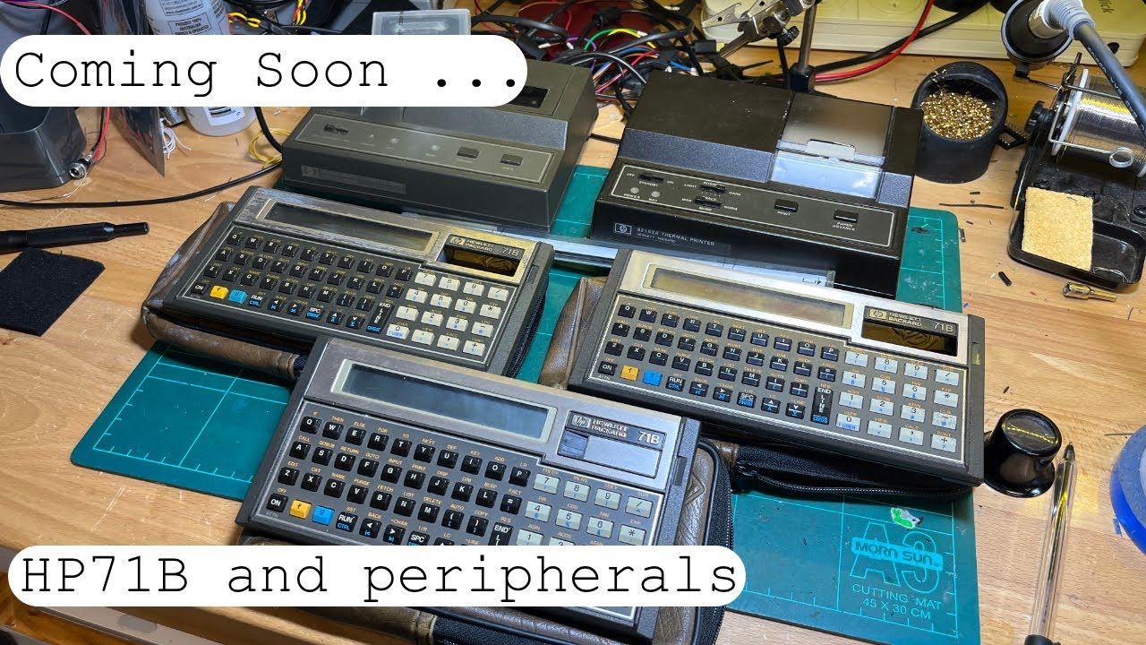 🇺🇸 Coming Soon: Hewlett-Packard HP 71B & peripherals [TCE #0094] - YouTube