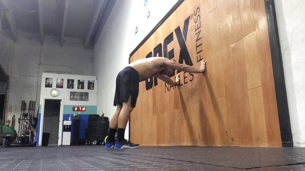 Wall thoracic extension 12/13/18 - YouTube