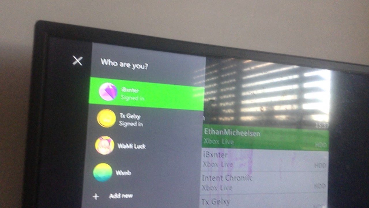 Dot know how to sign in to my xbox 360 account dot no why - YouTube