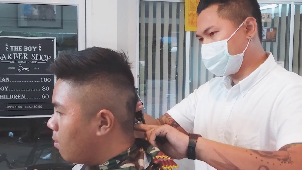 ตัดผมชาย ทรงเท่ๆแนวๆ Men hair cut modern Thai style 2017 (ตัดผมชาย ...