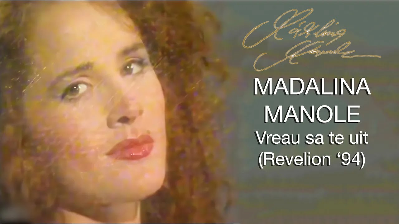 Madalina Manole - Vreau sa te uit (Revelion 1994) 4K - YouTube