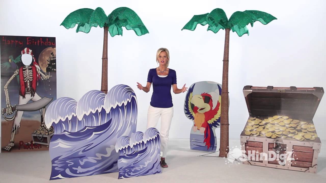 2 Set Sail Wave Standees - Sound Activated - Shindigz Party Decorations ...