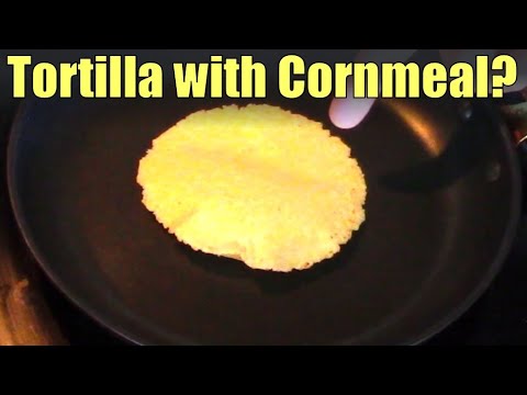 Corn Tortilla Using Cornmeal & Masa Harina - YouTube