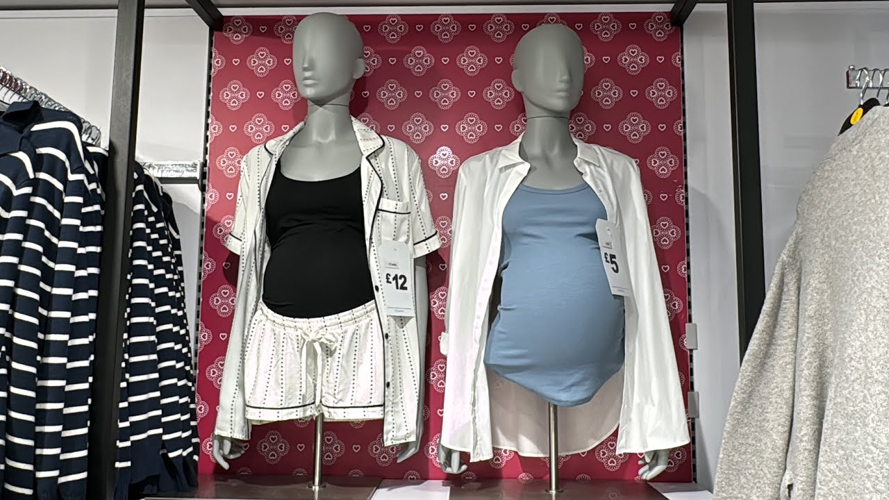 Primark women's pyjamas new collection + Primark Maternity Section ...