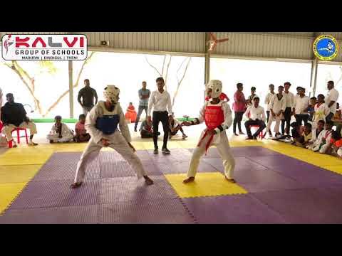 Kalvi Group of Schools vs Valimai Sports Academy | Madurai District Taekwondo Championships ...