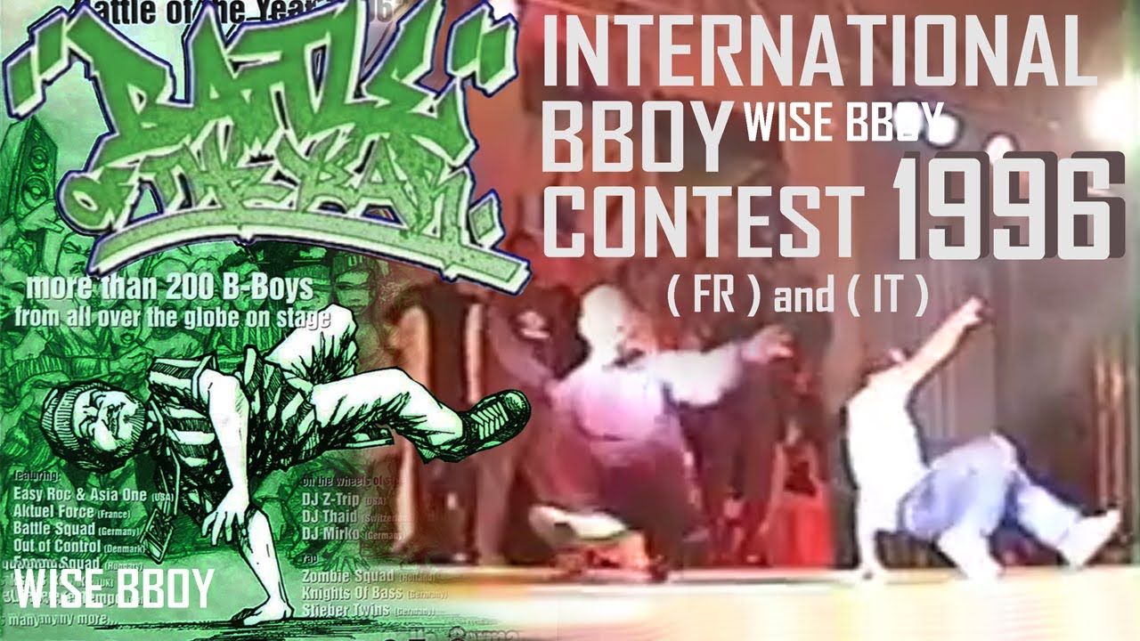 International Battle of The Year 1996, BBoy Wise and the Toons crew ...