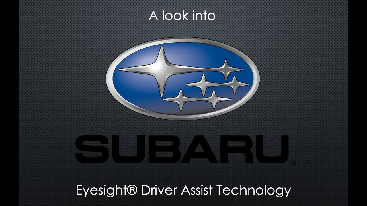 Subaru's Eyesight® System - YouTube