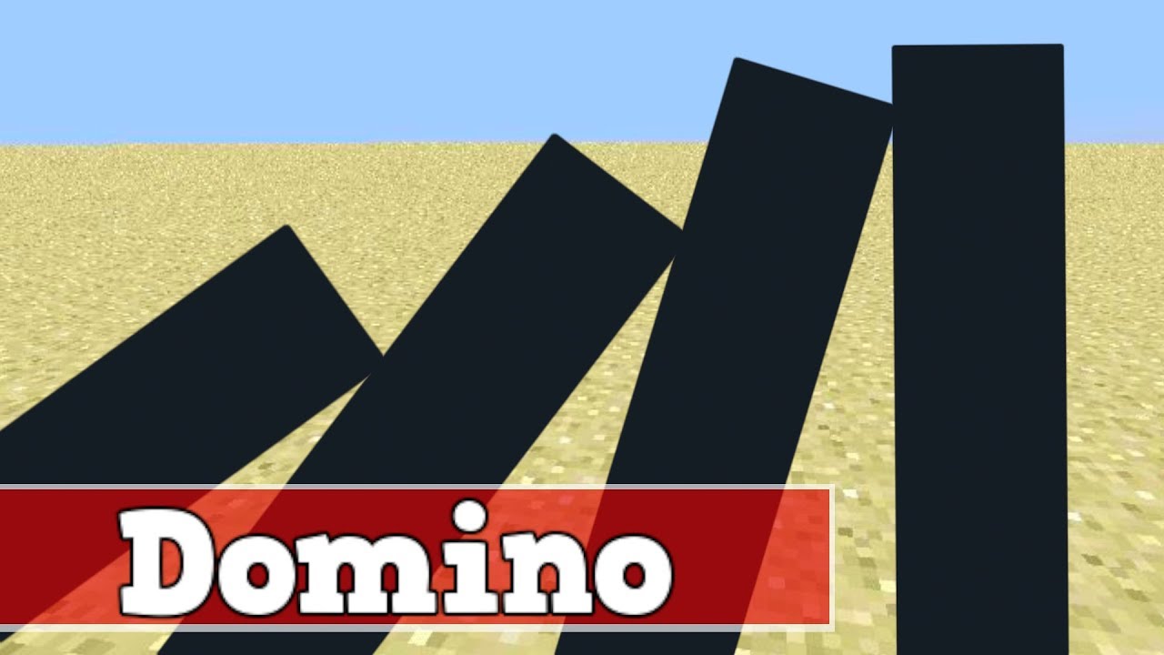 Domino in Minecraft | Minecraft Domino Bauen - YouTube