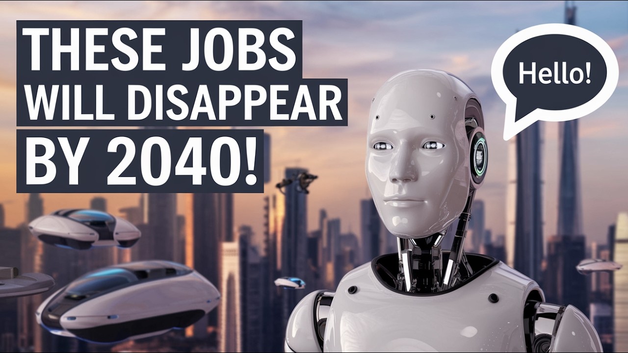 These Jobs Will Disappear by 2040! - YouTube