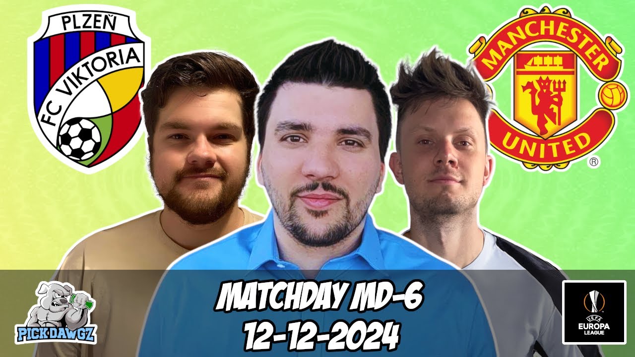 Viktoria vs. Man. Utd. Europa League Free Picks 12/12/24 PickDawgz ...