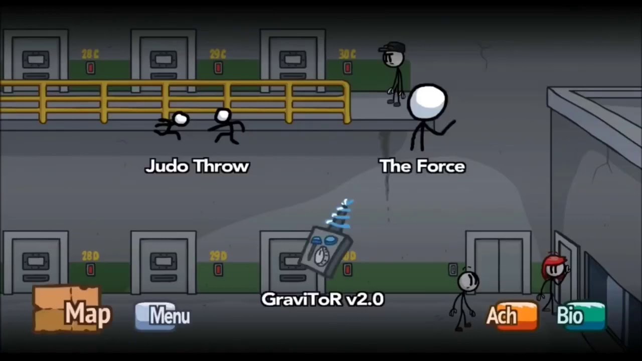 Henry stickman. . . mas a opção judo thorow dá certo em vez de errado ...