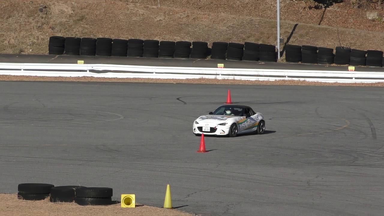 210109キョウセイジムカーナ練習会 0939 ロードスターTAKEDA - YouTube