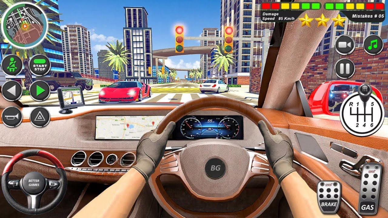 City Car Driving School Simulator 3D - Android GamePlay - YouTube