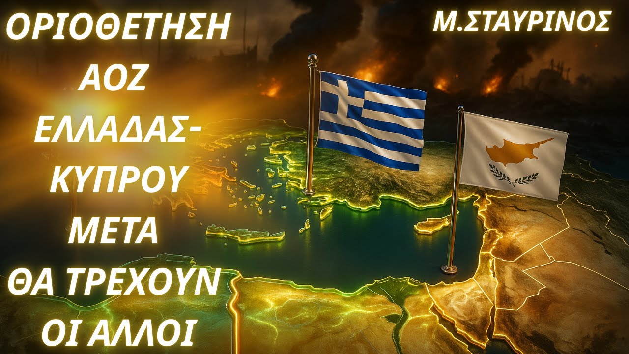 Μιχάλης Σταυρινός: Η Ελλάδα να οριοθετήσει ΑΟΖ με Κύπρο αντί να τρέχει ...