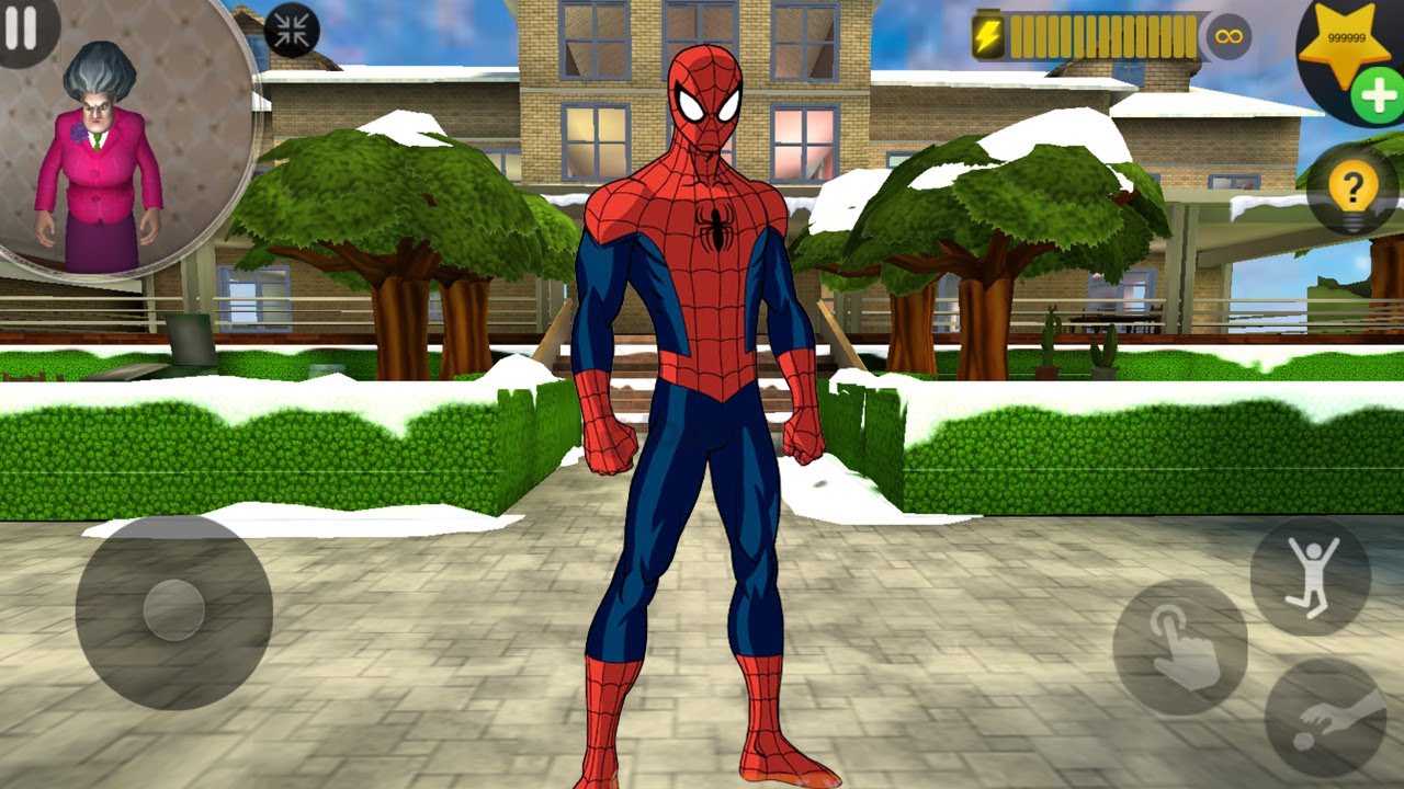 Spider-Man in Scary Teacher 3D Troll Miss T New Day Gameplay - YouTube