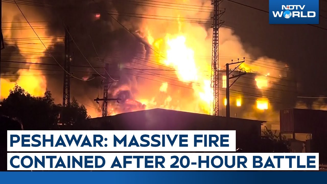 Pakistan News | Peshawar Fire: Massive Fire In Peshawar Factory ...