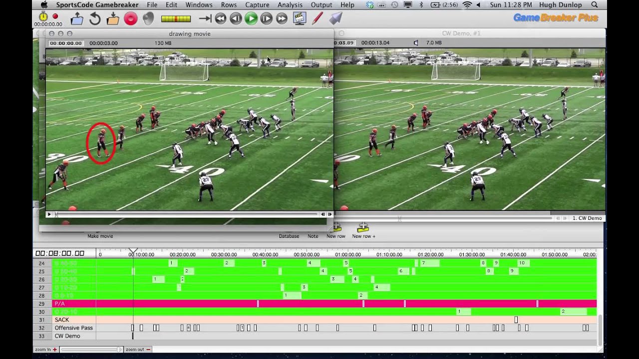SportsCode Drawing Window Walkthrough - YouTube