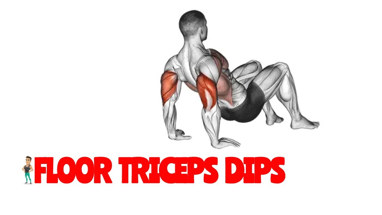 FLOOR TRICEPS DIPS - YouTube
