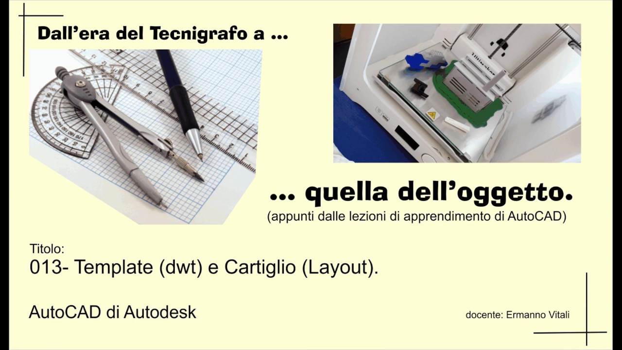 013 Template e Cartiglio - YouTube