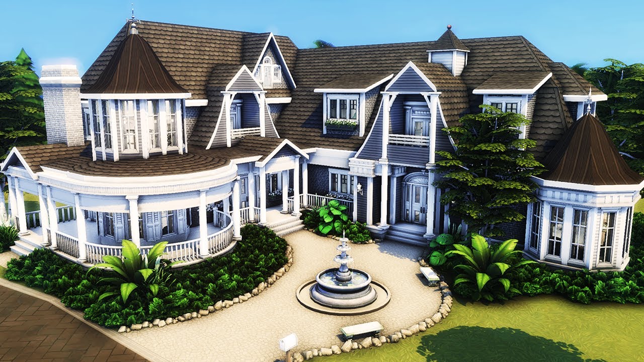 CASARÃO COLONIAL - The Sims 4 Speed Build - YouTube