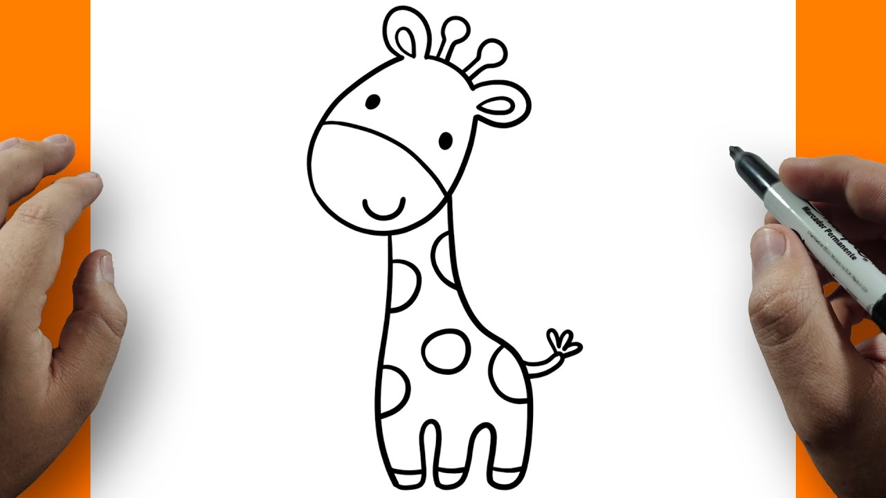Como Dibujar Una Jirafa Para Niños