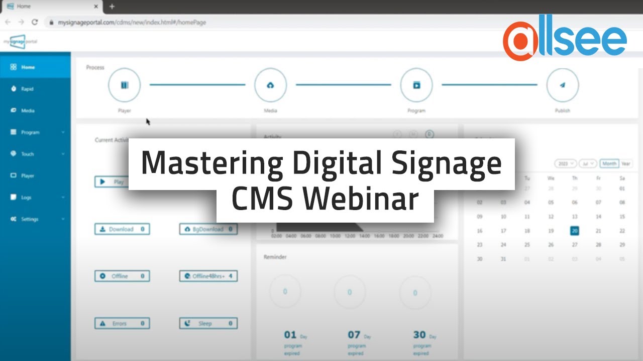 Mastering My Signage Portal - Easy to Use Digital Signage CMS Webinar ...