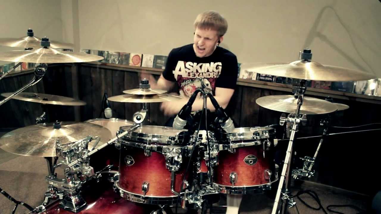 Steve Tilley - Asking Alexandria "Breathless" (Drum Cover) - YouTube