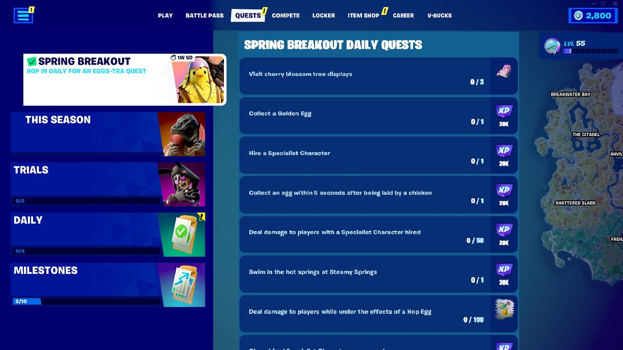 NEW QUESTS UPDATE Fortnite - YouTube