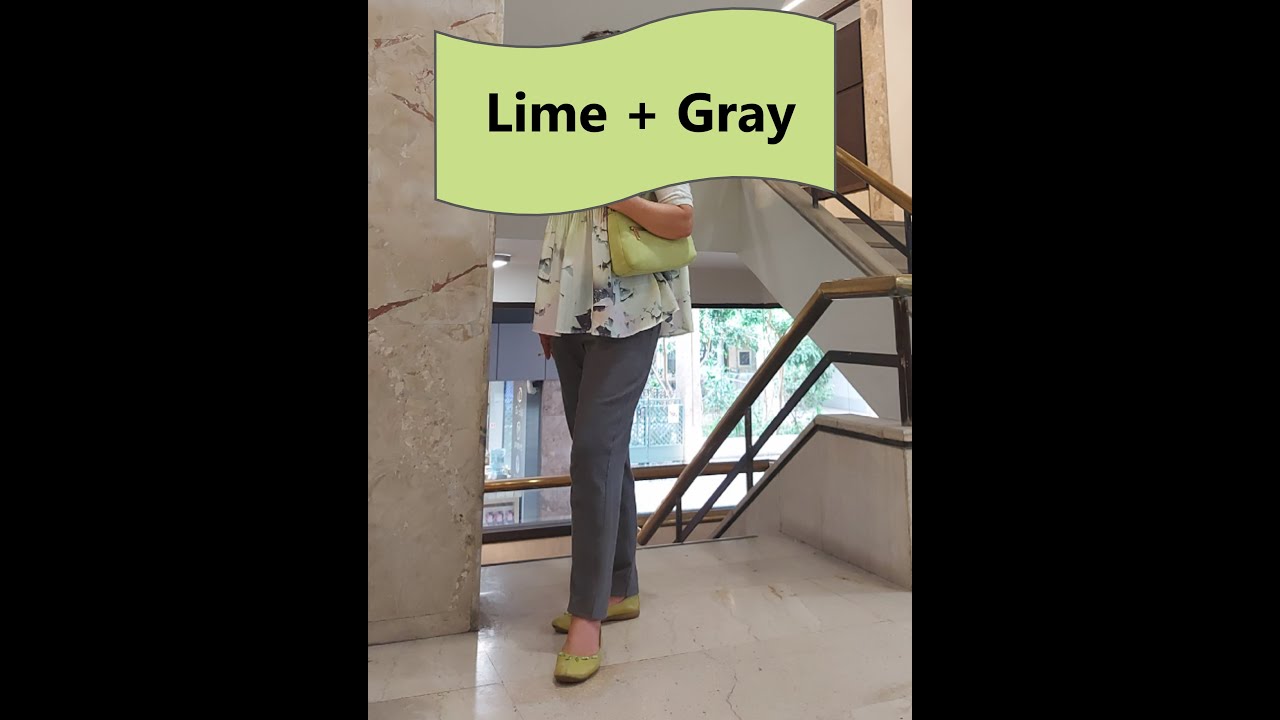 Outfit Lime + Gray - YouTube