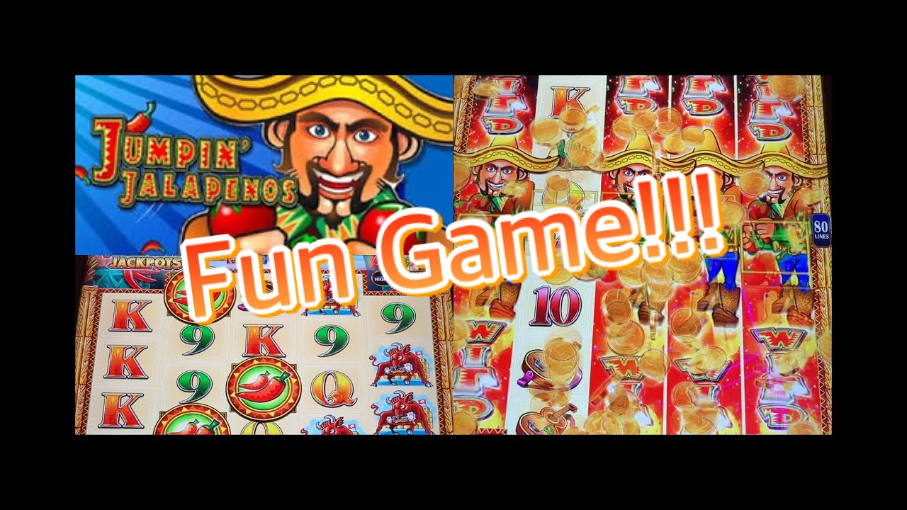 Jumping Jalapeno progressive slot machine!!! - YouTube