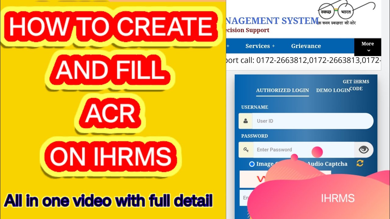 how to fill acr on iHRMS | create acr on ihrms || acr online on ihrms ...