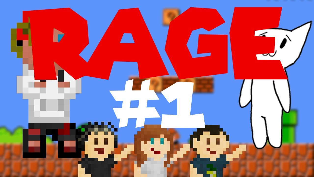 RAGE Cat Mario Ep1 - College Rager - Dorm Games - YouTube