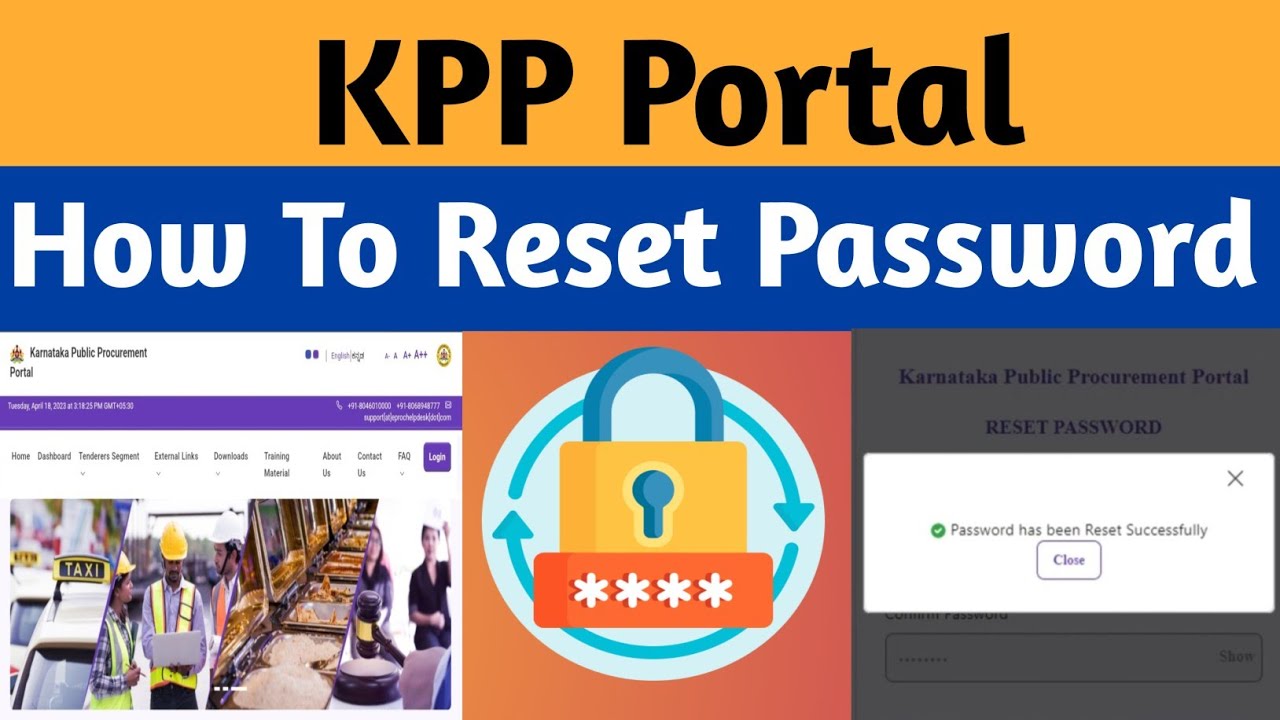 How To Reset Password In KPPP ? #kppp #tender #dsc - YouTube