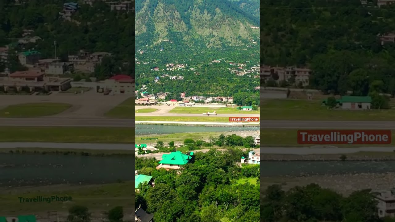 Flight take-off at Kullu-Manali Airport in Bhuntar | Airport # ...