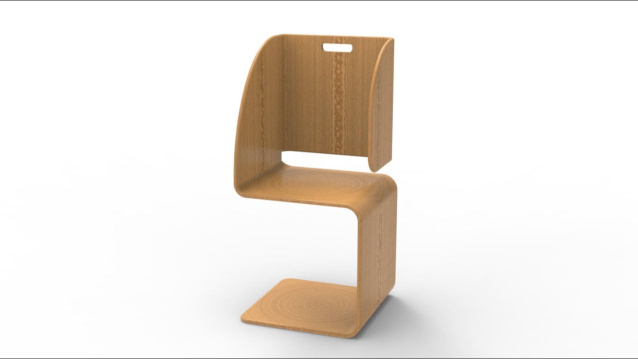 「DESIGN 366」 Unique Chair 8 | Solidworks tutorial - YouTube