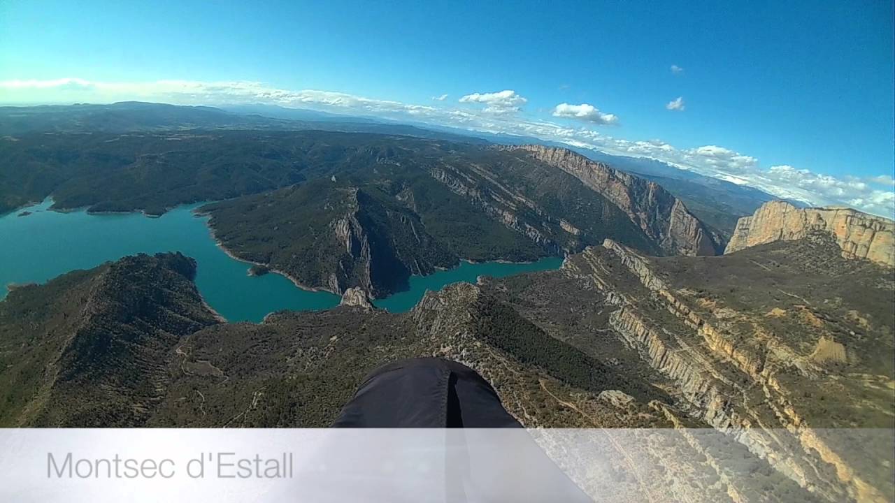Paragliding in Áger Spain - april 2016 - YouTube