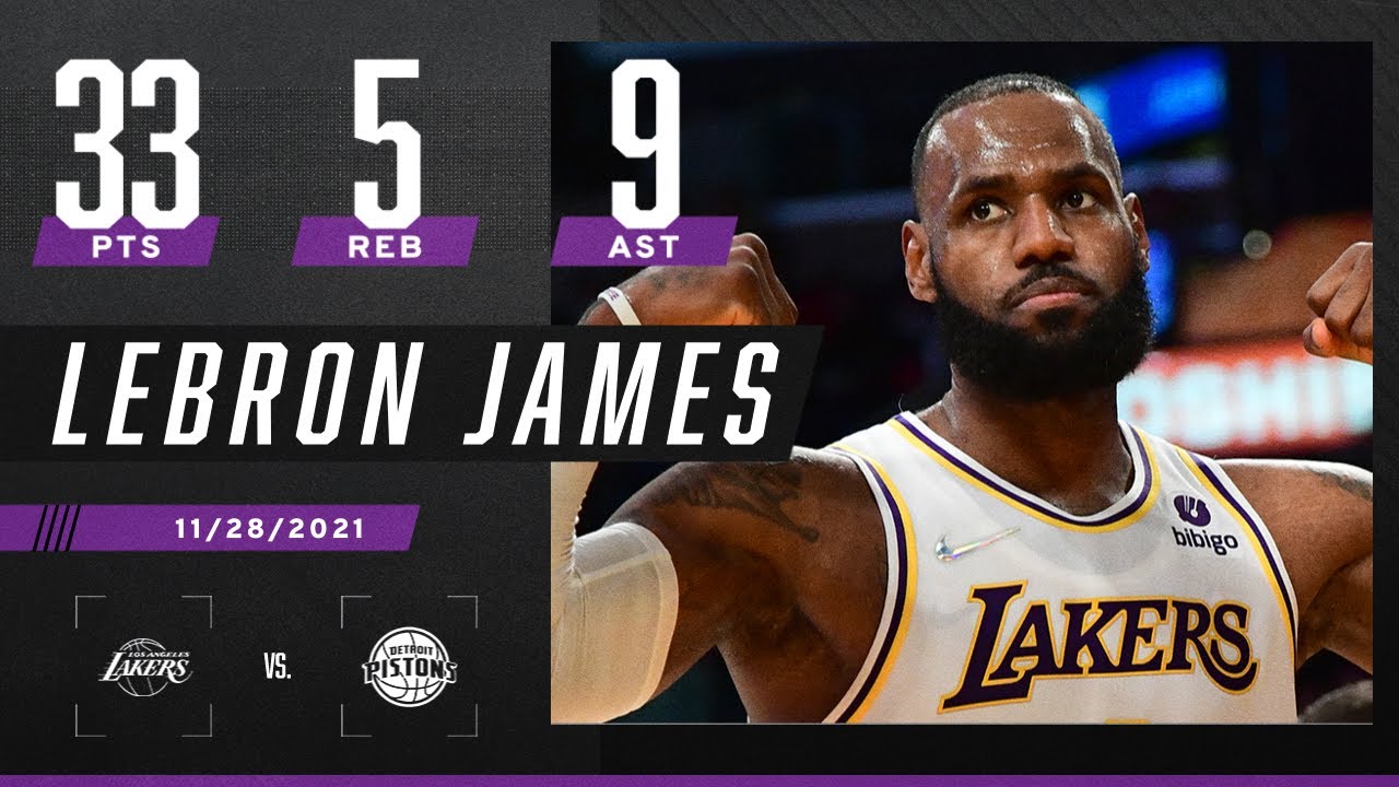 LeBron James activates BEAST MODE as Lakers hold on to clinch W 💪 - YouTube