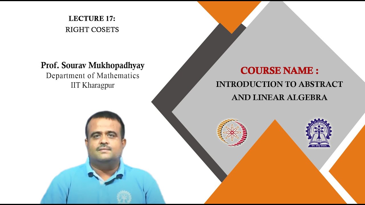 Lecture 17: Right Cosets - YouTube