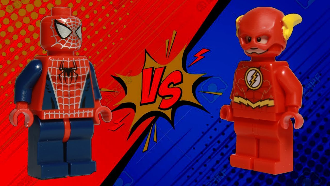 LEGO Spiderman vs The Flash - YouTube