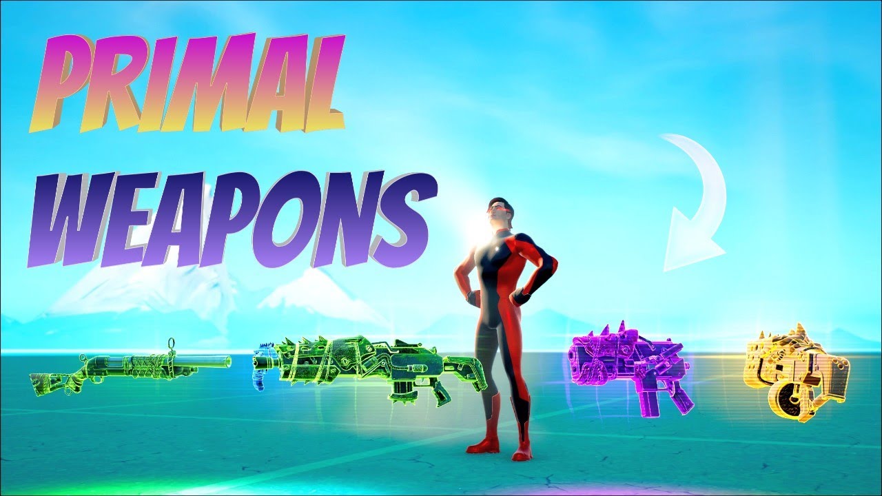 How To Get PRIMAL WEAPONS In Fortnite Creative - Creative Mode Glitches ...