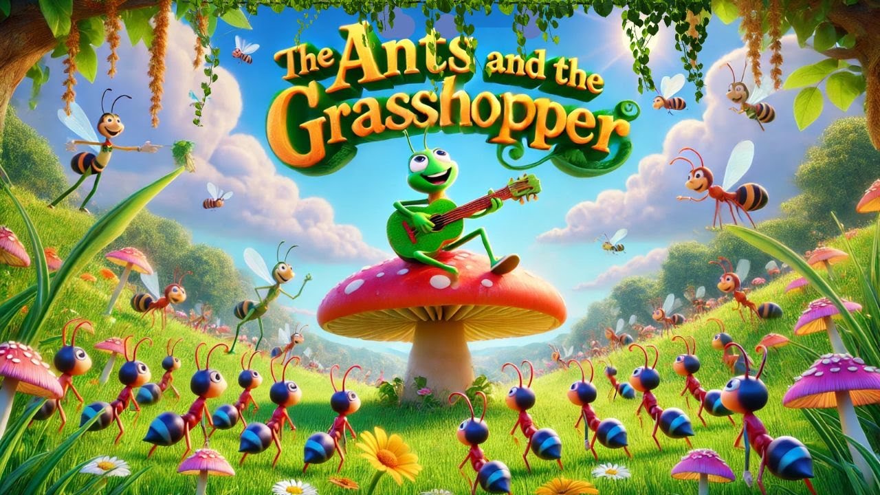 The Ants and the Grasshopper | Nursery Rhymes and Kids Songs - YouTube