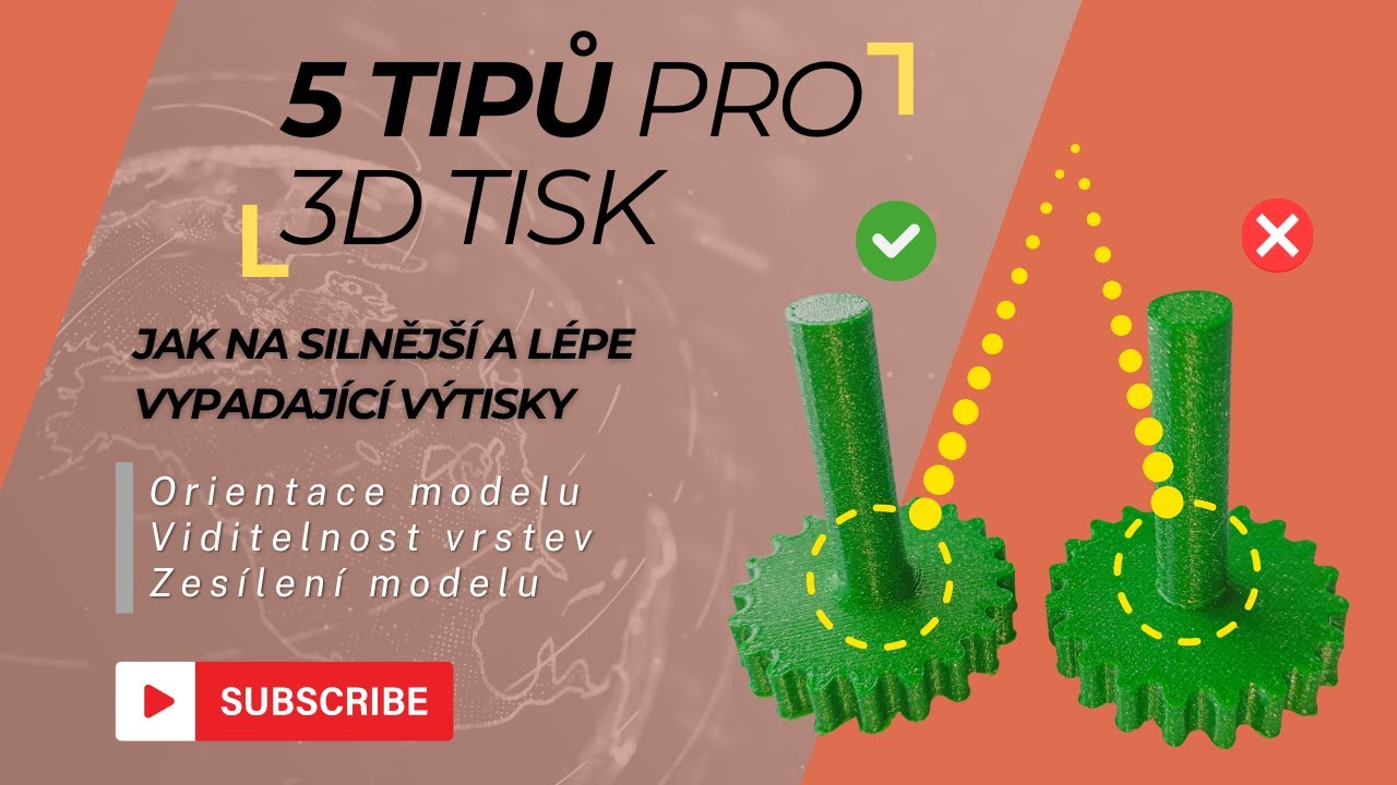 5 SNADNÝCH TIPŮ PRO LEPŠÍ 3D TISK | CZ Tutorial - YouTube
