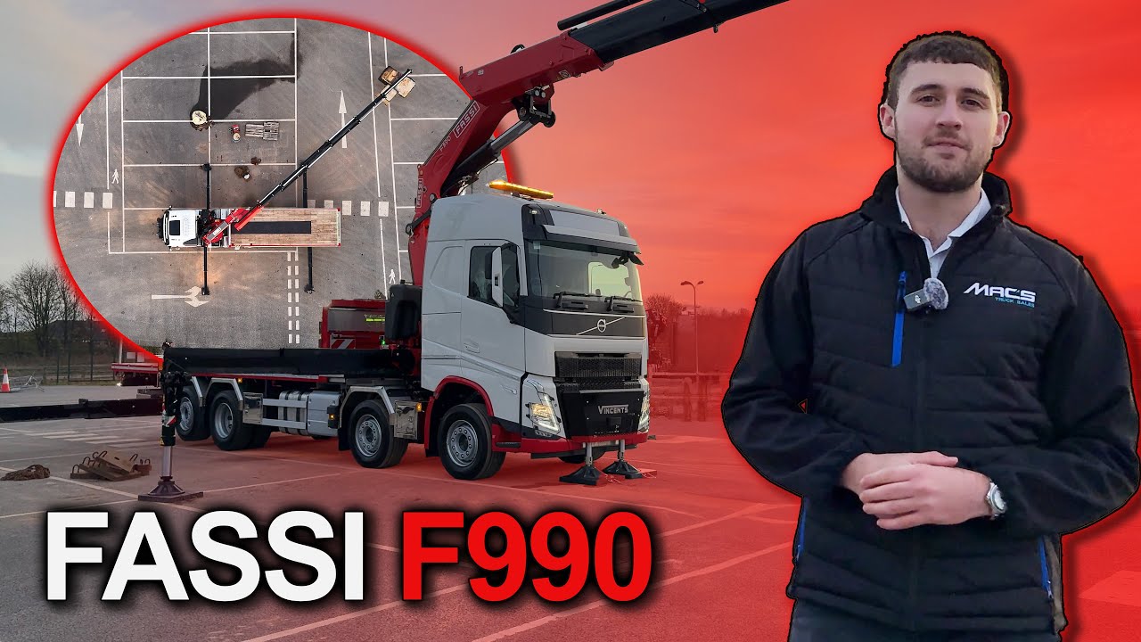 This Is One Of The Most POWERFUL Cranes - The Incredible FASSI F990 - YouTube