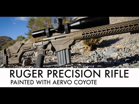 Ruger Precision Rifle Painted with Aervo Coyote - YouTube