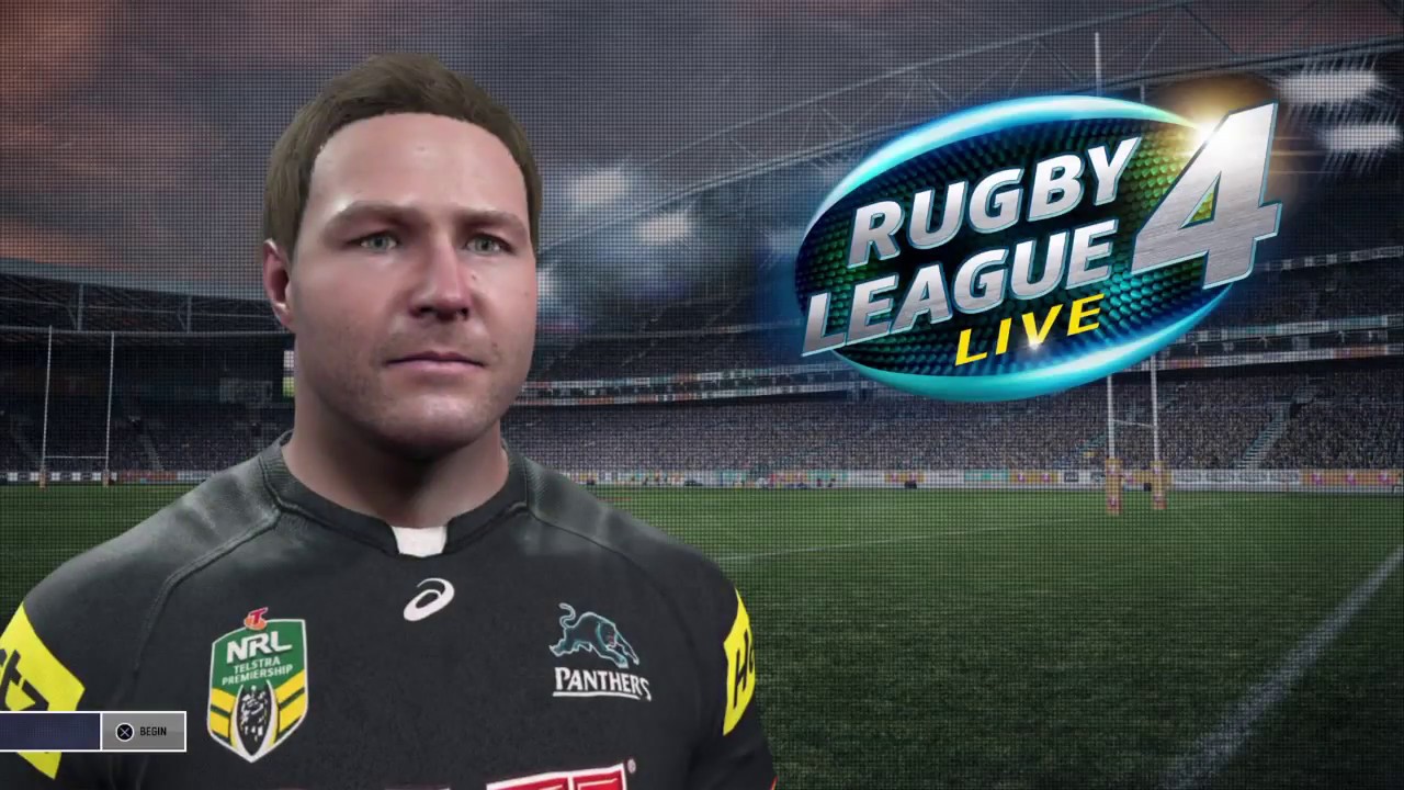Rugby League Live 4 gameplay : Fanhub custom jerseys #1 - YouTube