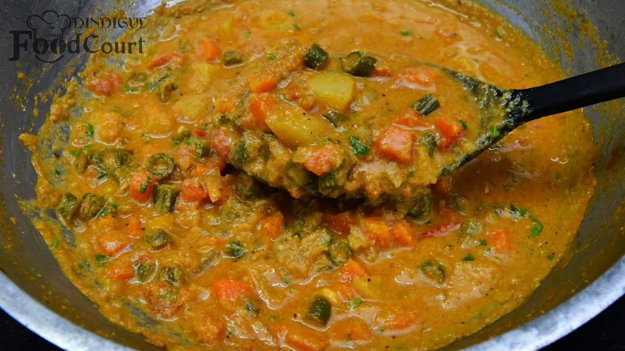 Veg Kurma Recipe/ Best Side Dish for Chapati, Poori/ Vegetable Kurma ...